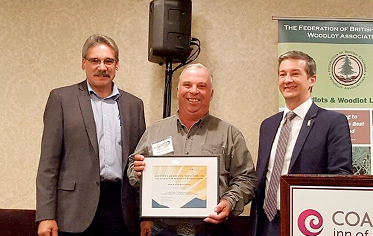 Exemplary Woodlots receive minister's awards | Woodlots BC