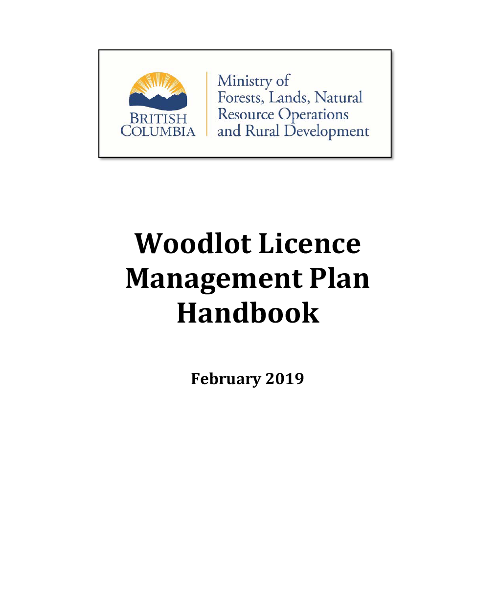 Management Plan | Woodlots BC